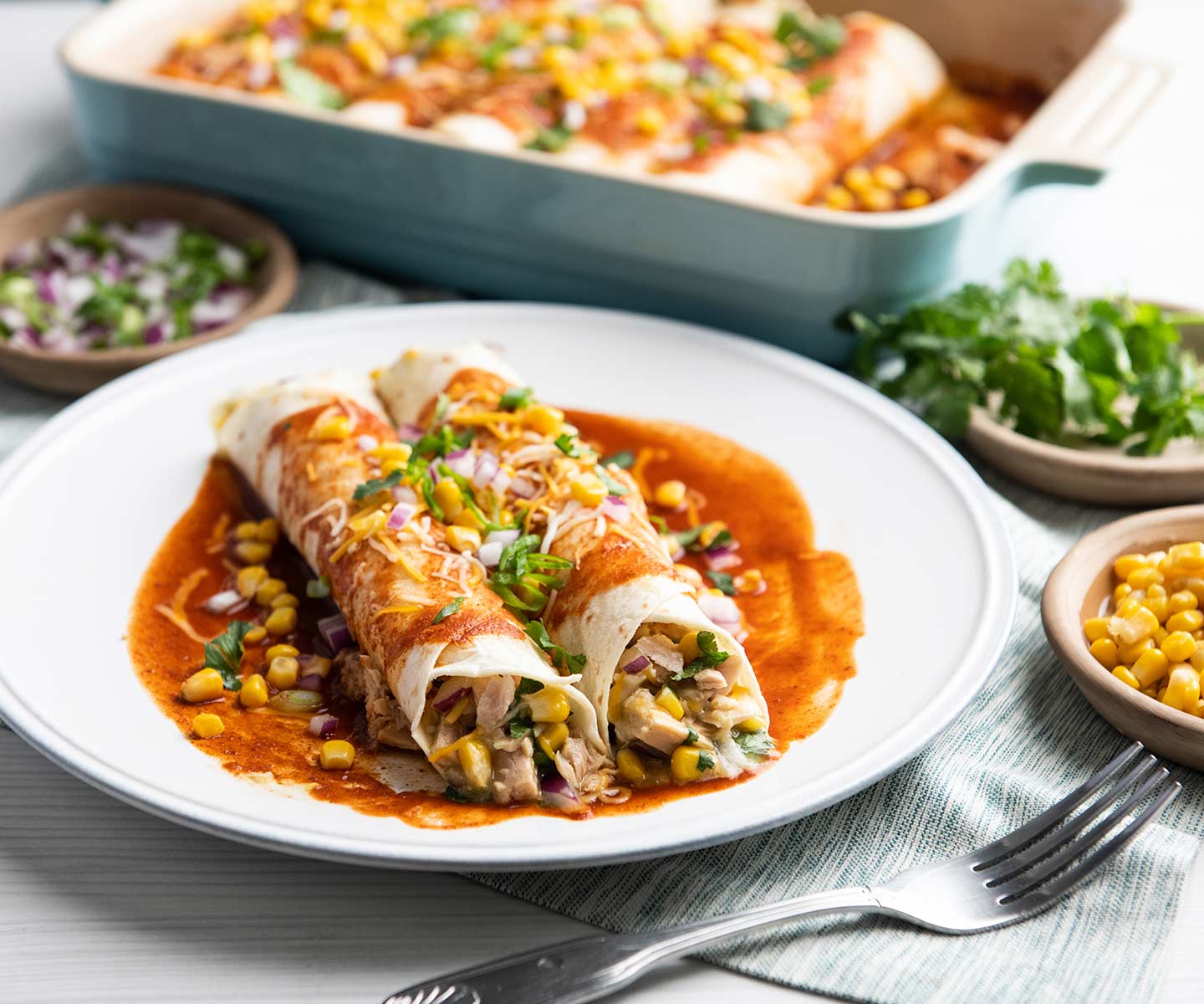 South of the Border Tuna Enchiladas | Chicken of the Sea
