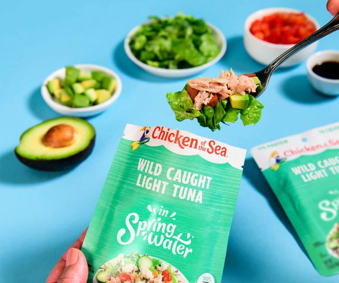 Healthy Walking Salad Packet with Tuna | Chicken of the Sea