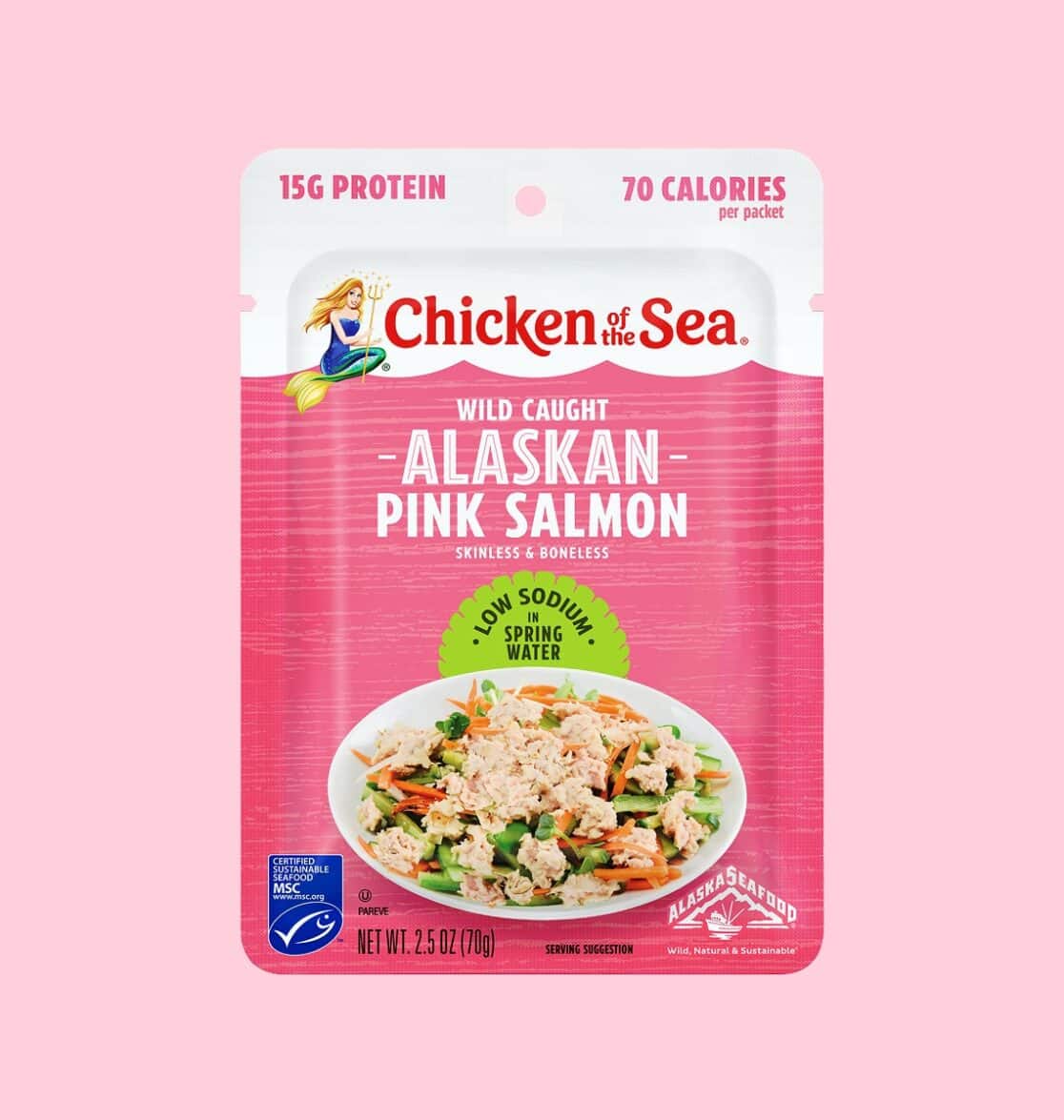 Low Sodium Pink Salmon Packet | Chicken of the Sea