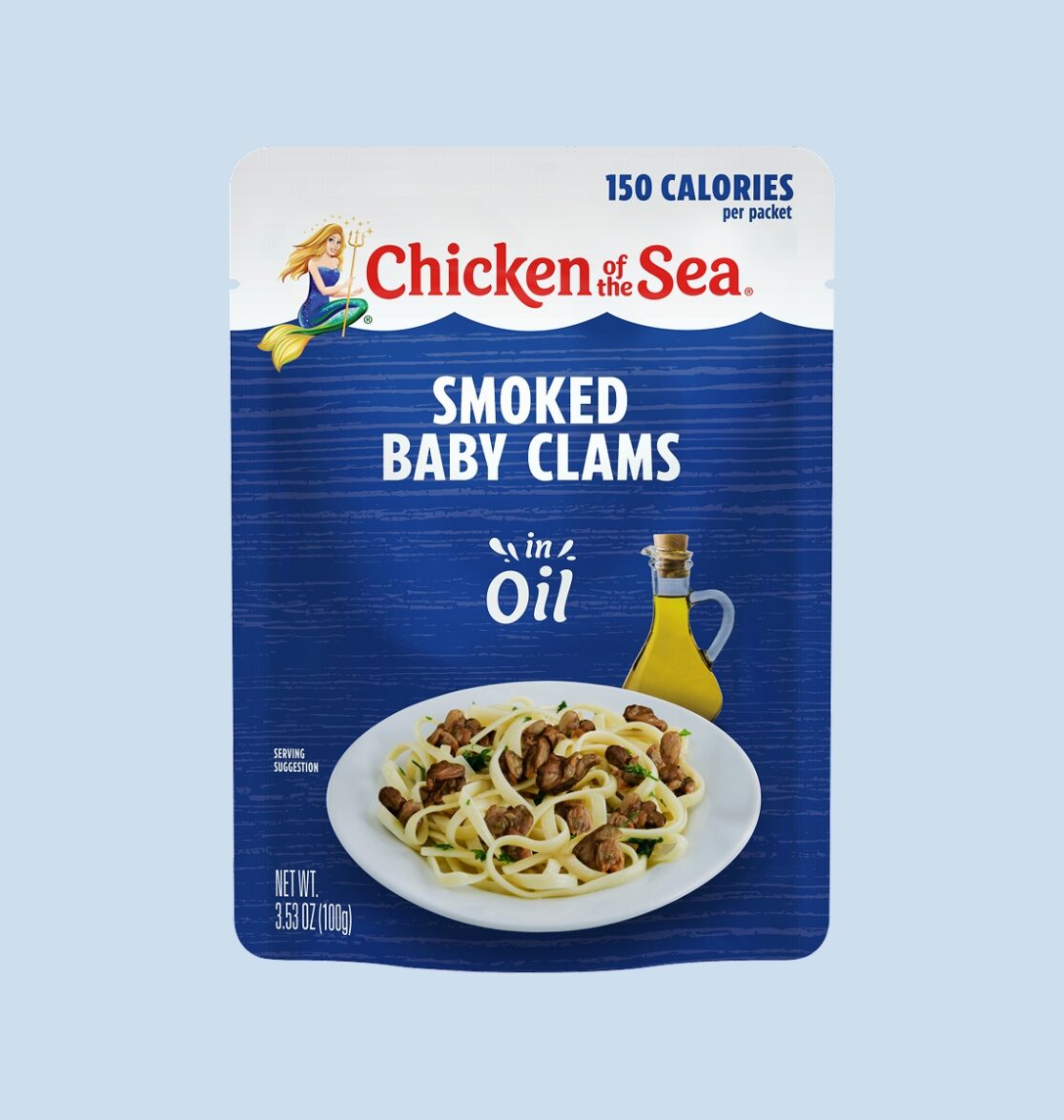 Smoked Baby Clams in Oil Packet | Chicken of the Sea