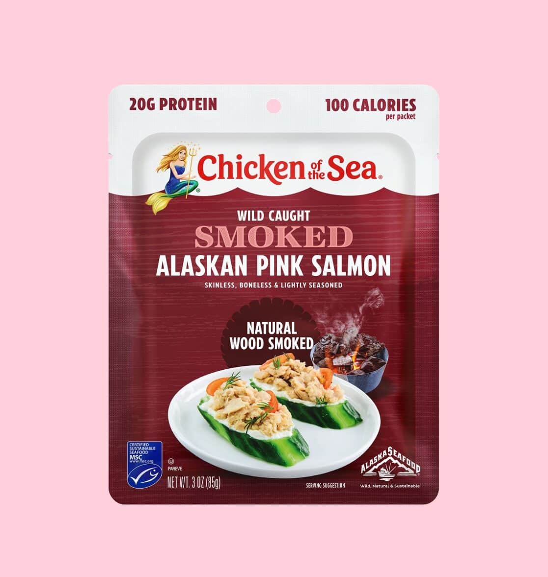 Natural Wood Smoke Salmon Packet | Chicken of the Sea