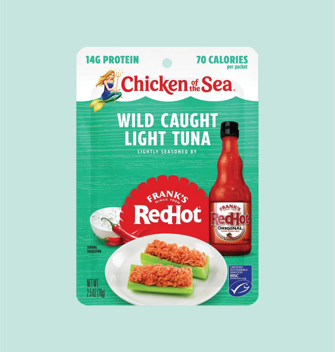 Frank’s RedHot® Tuna Packet | Chicken of the Sea